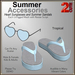 Second Life Marketplace - Summer Accessories Set [2cute] Tropical